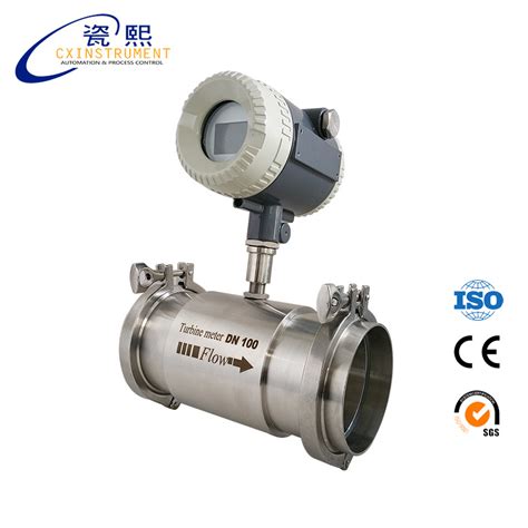 Digital Flanged Pulse Output Alcohol Flowmeter Water Turbine Flow Meter China Flowmeter And