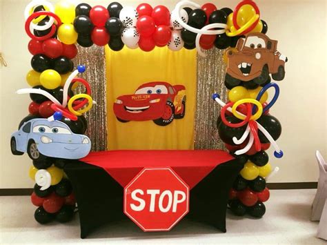 Car Theme Decoration By Team Birthday Party Planner