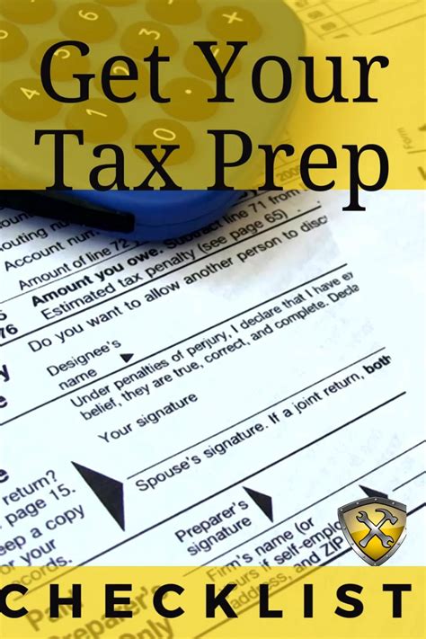 Free Printable Download Your Ultimate Simple Tax Preparation Checklist