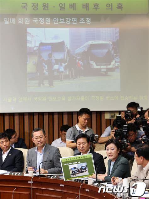 박영선 일베 배후는 국정원 뉴스1