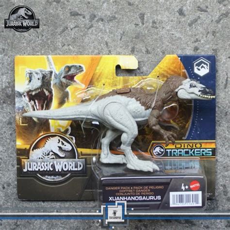 Jual Jurassic World Dino Trackers Danger Pack Xuanhanosaurus Raptor