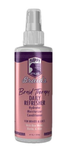 Nappy Styles Braids Therapy Daily Refreshner Top Hair Wigs