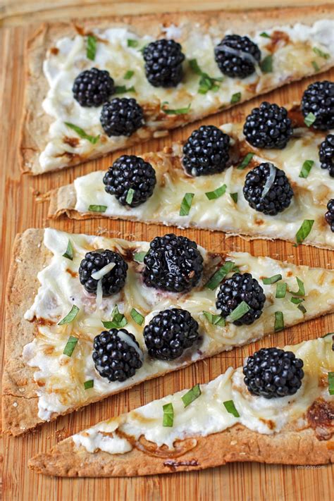Blackberry Ricotta Flatbread Emily Bites