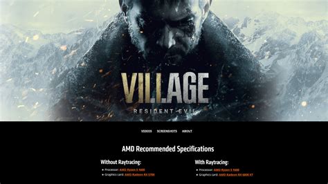 Resident Evil Village AMD empfiehlt eine Radeon RX 6800 XT für