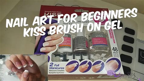 Nail Art For Beginners Kiss Brush On Gel Tips How To Youtube
