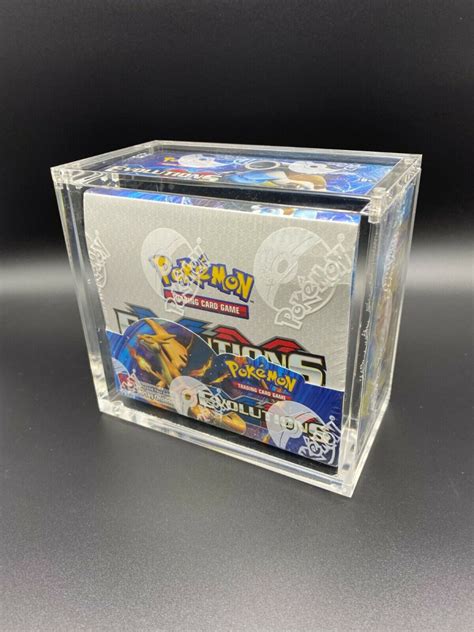 Premium Acryl Case Für Pokémon Evolution Booster Box Display Magnetis