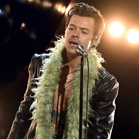 Harry Styles Feather Boa Is All We Can Think About After That 2021