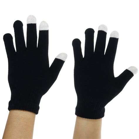 Wholesale 1 Pair Usb Heated Gloves Electric Heating Warming Touch Screen Gloves Windproof For