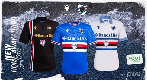 Le Maglie Stagione 2023 24 Della Sampdoria Rispettano La Tradizione