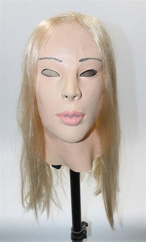 Realistic Female Latex Mask Human Overhead Mask Party Cosplay Sexy