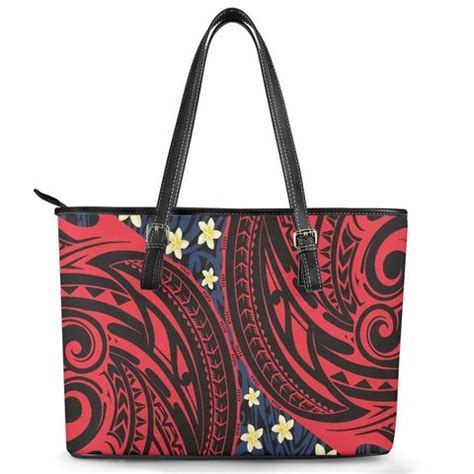 Buy Luxury Handbag Custom On Demand Samoan Polynesian Tribal Print