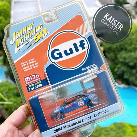 Johnny Lightning Gulf 2004 Mitsubishi Lancer Evolution Mijo