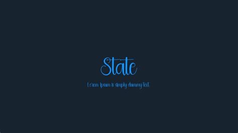 State Font Download Free For Desktop And Webfont