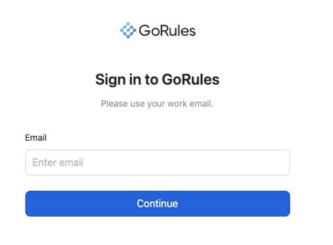 Gorules Quickstart