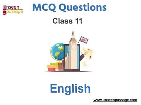 Class 11 English Mcq Questions Free Pdf Download Mcq Class English Exam