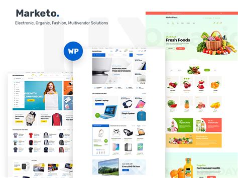 Marketo 主题汉化 电子商务服饰和多供应商市场woocommerce商城主题（含演示数据） 盛龙科技