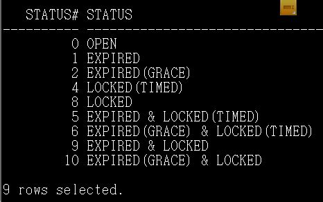 oracle用户修改密码策略 修改过期时间及错误次数 菜鸟大明儿哥 博客园
