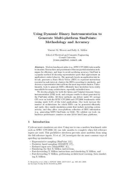 Pdf Using Dynamic Binary Instrumentation To Generate Multi Platform