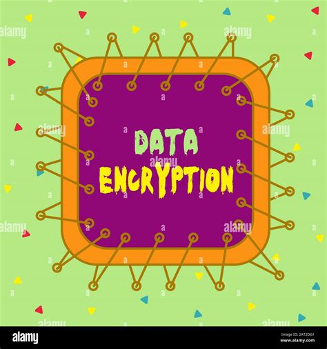 Conceptual Hand Writing Showing Data Encryption Concept Meaning Conversion Of Data Into Code