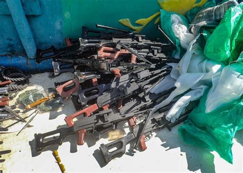 Winston S Churchill Seizes Illicit Weapons From Two Dhows Off Somalia