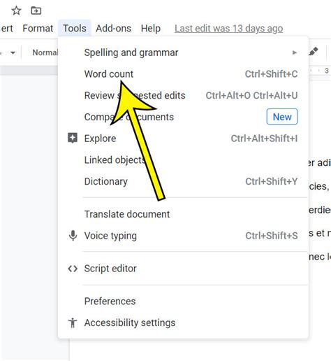 How To Check Word Count On Google Docs An Easy 4 Step Guide Live2Tech