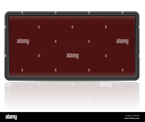 Led Panel Digital Scoreboard Vector Illustration Isolated On White Background Stock Vector Image