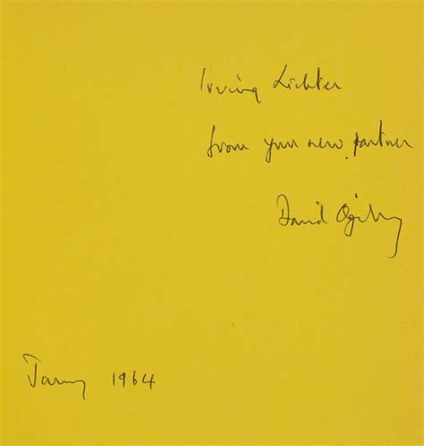 Confessions Of An Advertising Man David Ogilvy First Edition Signed
