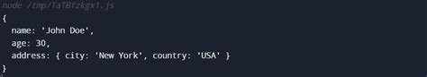 node js console dir method tpoint tech