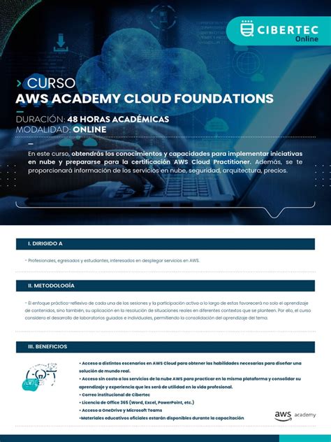 aws academy cloud foundation pdf servicios web de amazon computación en la nube