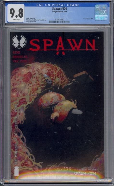 Spawn 176 Cgc 98 Brian Haberlin Greg Capullo 007 Comic Books