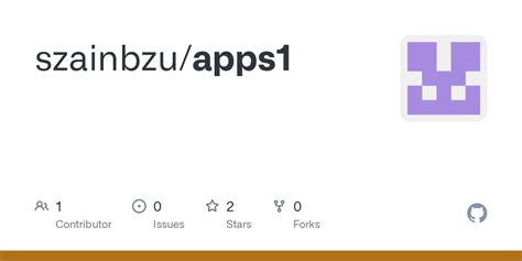 Github Szainbzuapps1