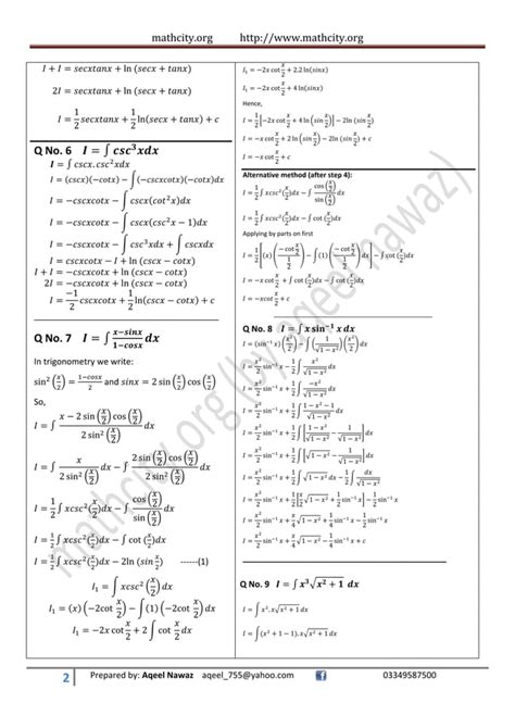 Chap 04 Solutions Ex 4 3 Calculus Pdf