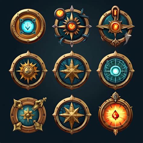 Premium Ai Image Navigation Compass Game Ai Generated Travel Map