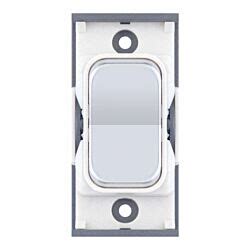 Selectric SGRID360 401 GRID360 Satin Chrome 20A 2 Way 1 Pole Centre Off