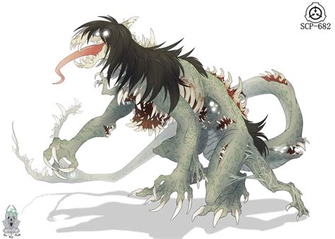 Scp 682 By 6geksuroll9 On Deviantart