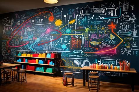 Premium Photo A Visually Captivating And Inviting Classroom