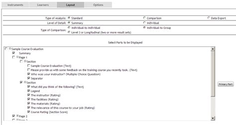 Layout Tab