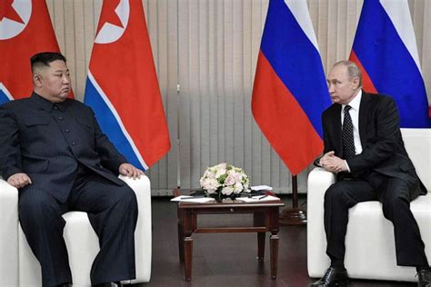 North Koreas Kim Offers Full Support To Putin On Russia Day The