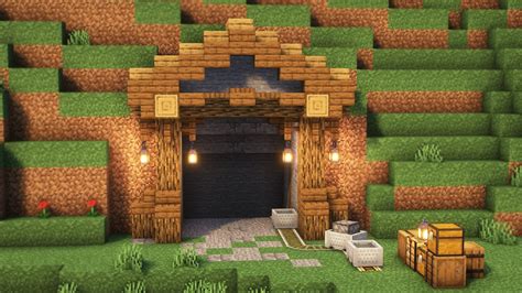 Красивое оформление шахты в Minecraft Youtube