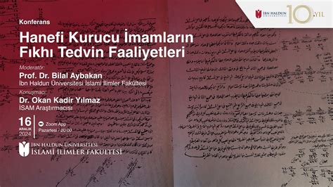 Hanefi Kurucu İmamların Fıkhı Tedvin Faaliyetleri İhÜ