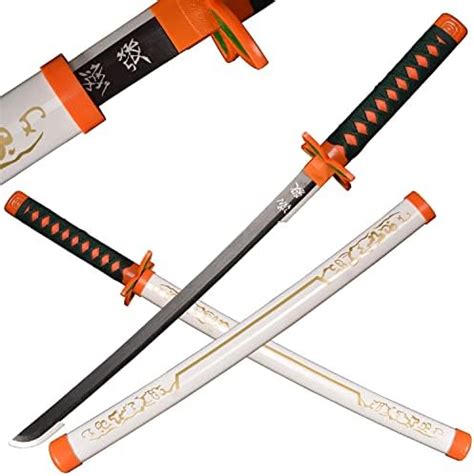 Buy Sv Wooden Anime Samurai Sword Cosplay Demon Slayer Sword 29 Inch