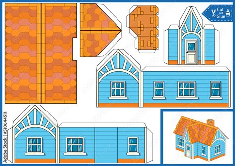 Terraced Houses Paper House Template Teacher Made Twinkl