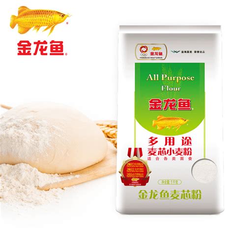 金龙鱼多用途麦芯小麦粉1kg包子馒头饺子面条烙饼特一等家用面粉虎窝淘