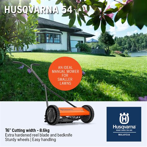 Husqvarna Manual Mover Pemotong Rumput Shopee Malaysia