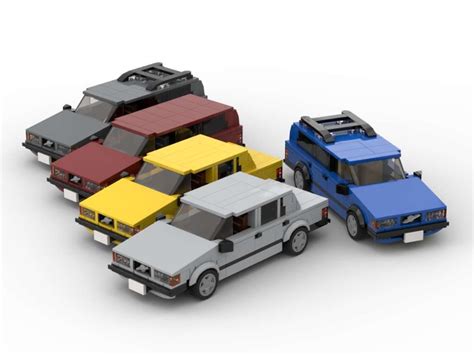 Volvo 740 From BrickLink Studio BrickLink