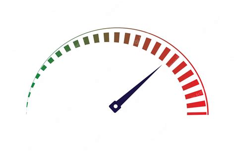 Premium Vector Speed Indicators With Arrows Fast Speedgauge Dashboard