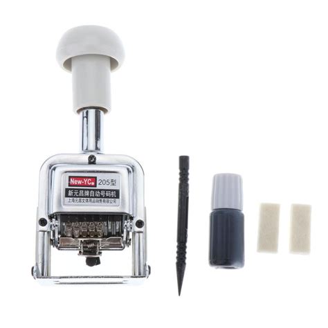 Automatic Inking Numbering Machine With 5 Rollers Numbers Number 8 X 2 5mm