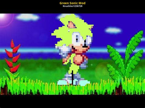 Green Sonic Mod [sonic 3 A I R ] [mods]