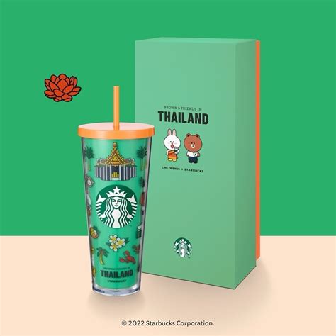 ‼️พร้อมส่ง‼️starbucks X Line Friends Thailand แก้วสตาบัค แก้วไลน์ Shopee Thailand