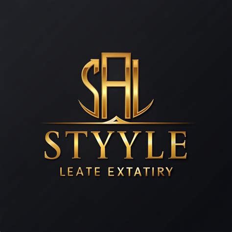 Modelo De Logotipo Da Casa De Luxo Real Estes Em Cor Dourada Imagem